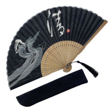 Eastern Wind black lace hand folding fan, wedding fan,Japanese Chinese ...