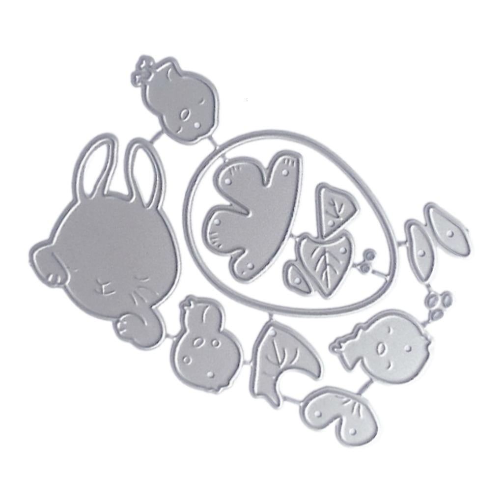 Easters Rabbits Chicken Metal Die Cut Carbon Steel Cutting Dies for ...
