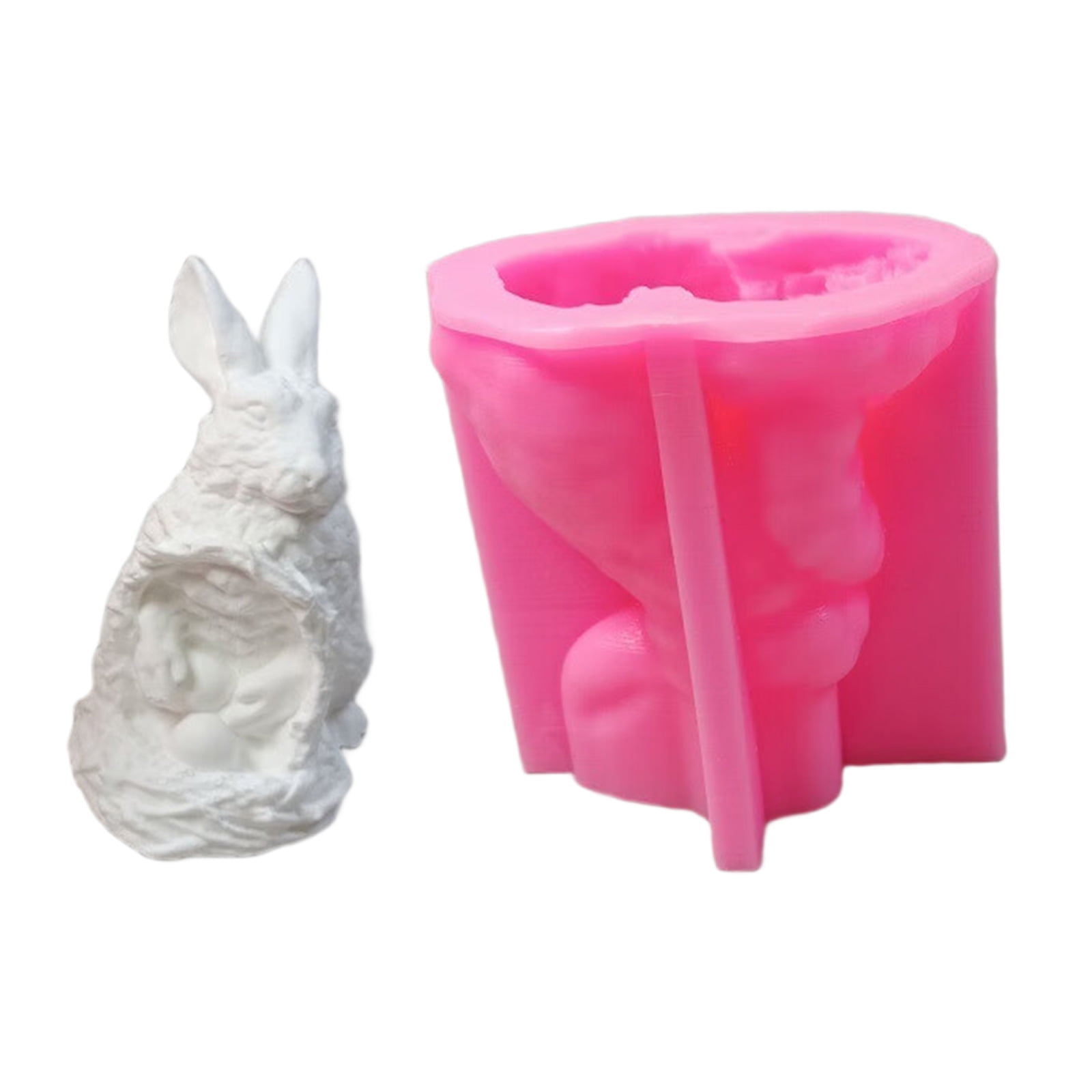 Easters Rabbits Molds Casting Molds Plasters Molds Silicone Mould ...