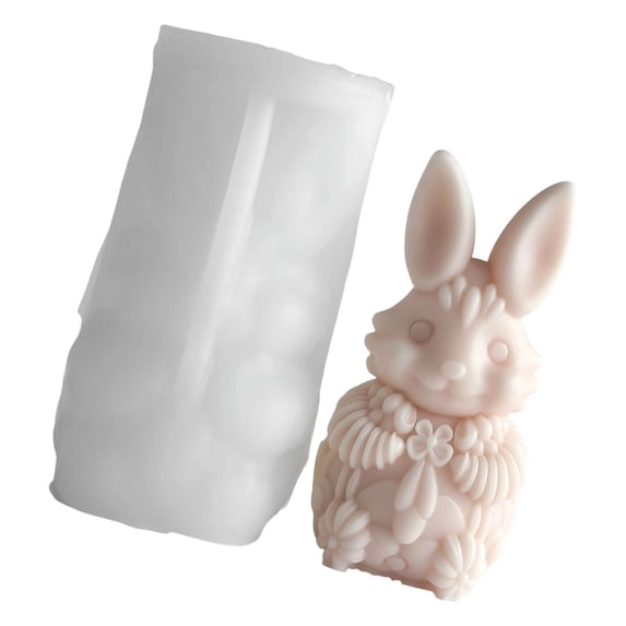 Easters Themed Silicone Mould Rabbits Shape Heat Resistant Materials ...