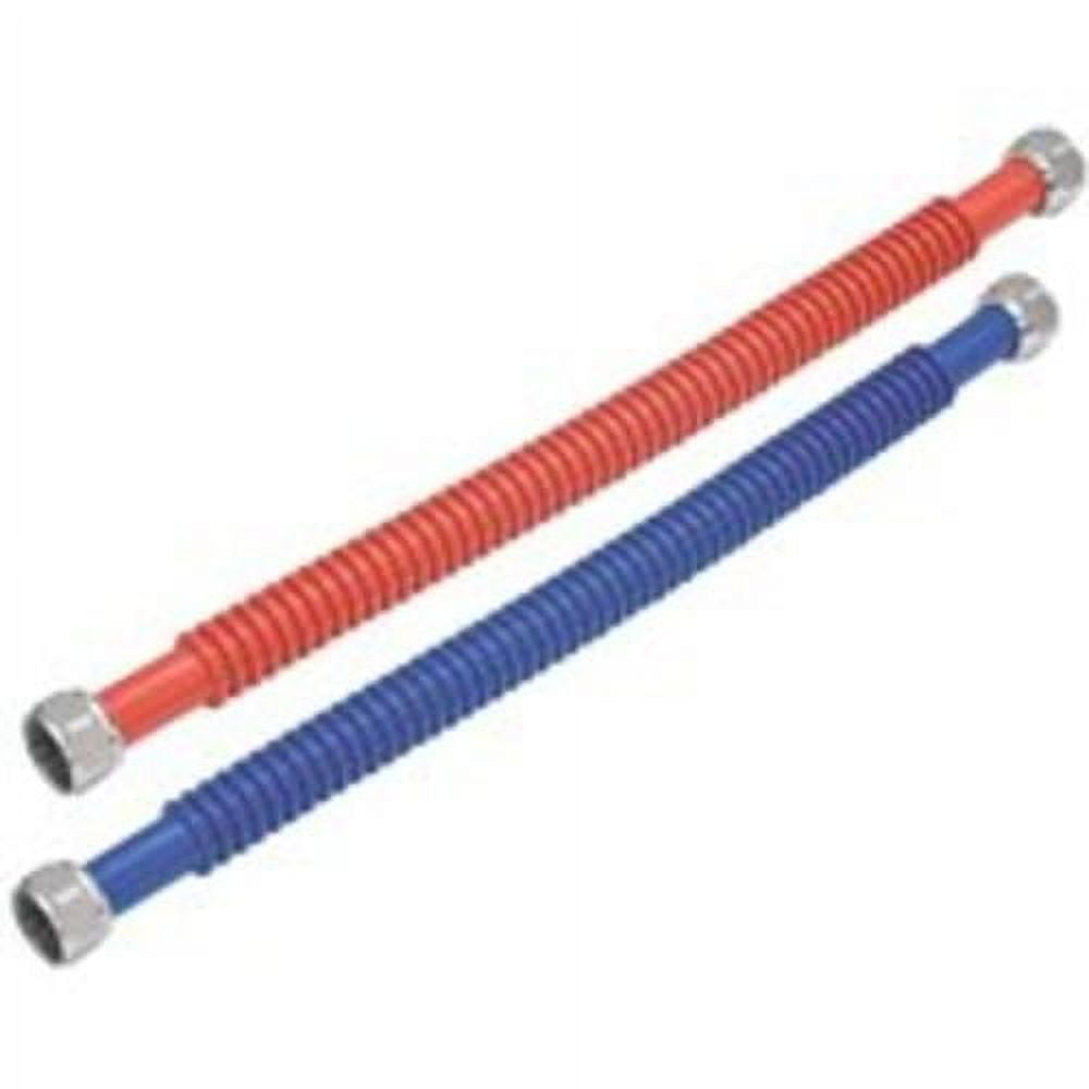Eastman 0437124 Water Heater Connectors, 24 Inch, Blue/Red - Walmart.com