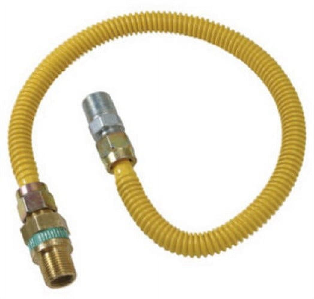 Eastman 1/2 in. MIP X 1/2 in. D MIP 24 in. Stainless Steel Gas ...