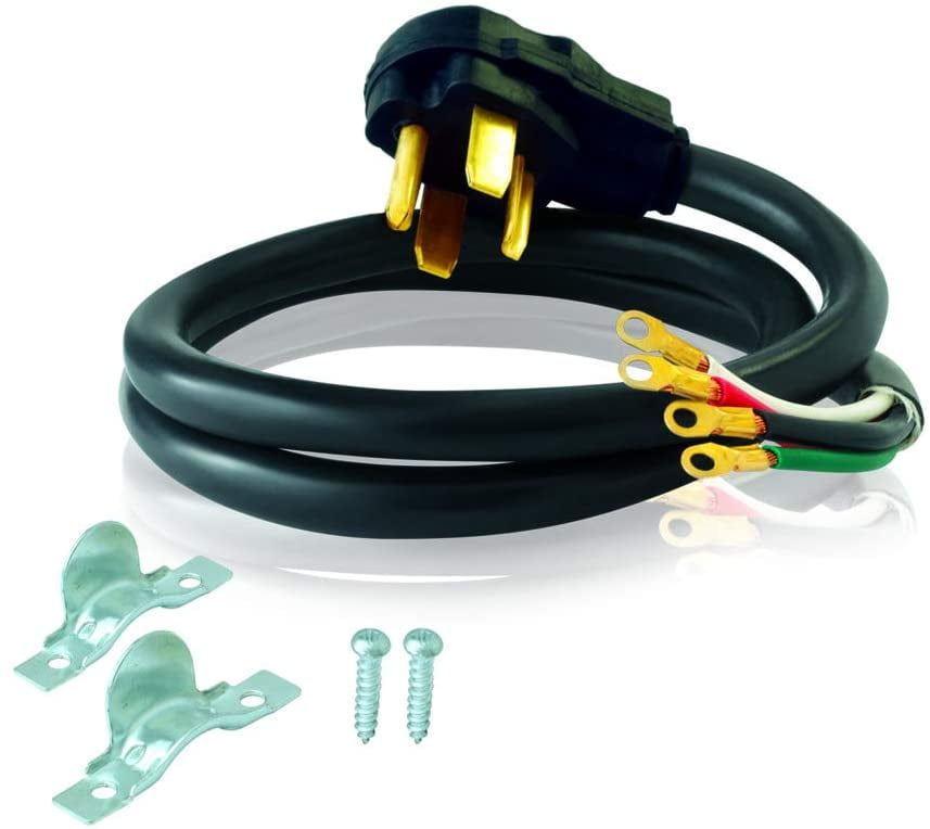 Eastman 10 Feet Electric Dryer Cord, 30 Amps 4-Prong Wire, 61259 ...