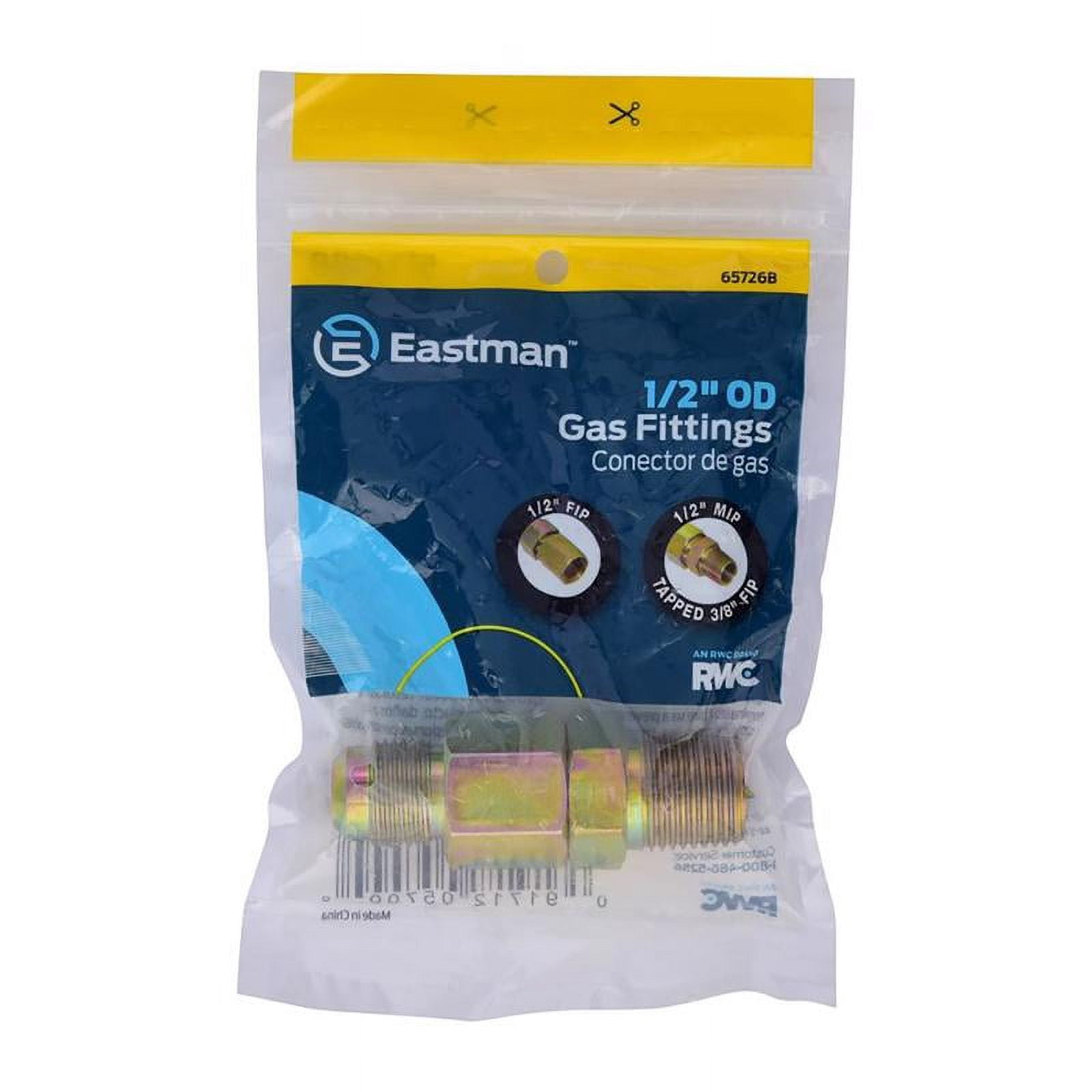 Eastman 47411 0.75 in. Female Thread x 0.62 in. Flare Steel Gas Fitting ...