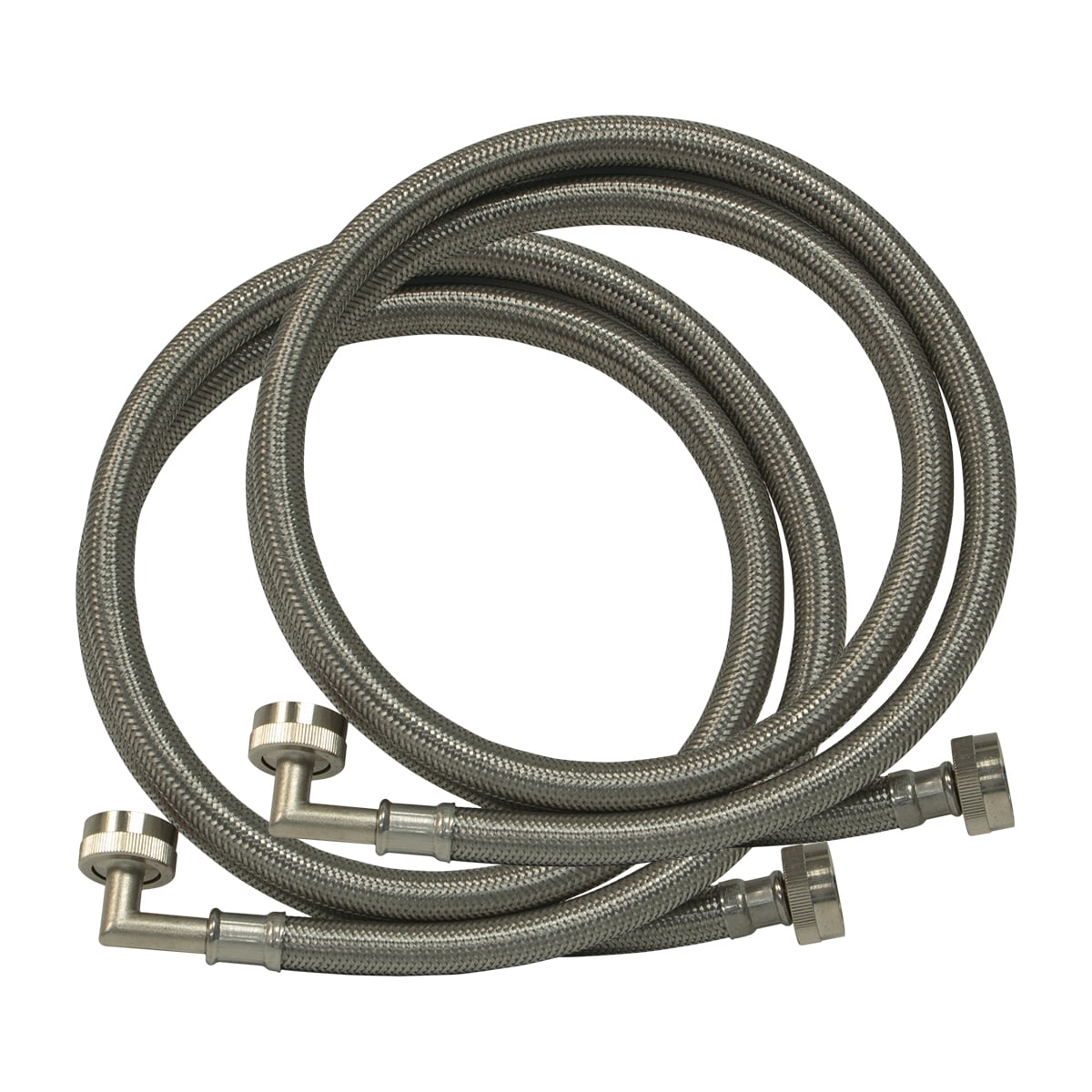 Eastman 48378 Braided Stainless Steel Washing Machine Connectors with ...