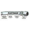 Eastman 48389 Braided Stainless Steel Ice Maker Connector, 10 Ft Length ...