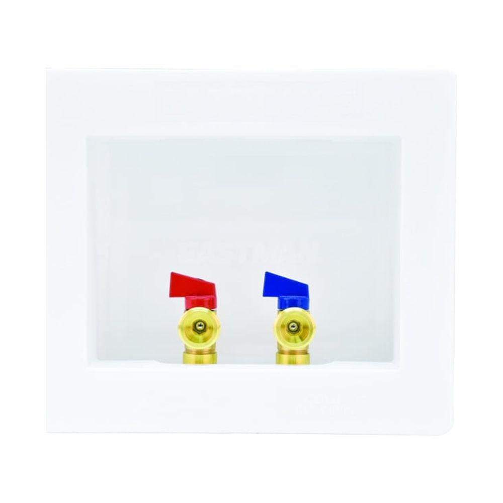 Eastman 60244 Dual Drain Washing Machine Outlet Box, 1/2 inch CPVC ...