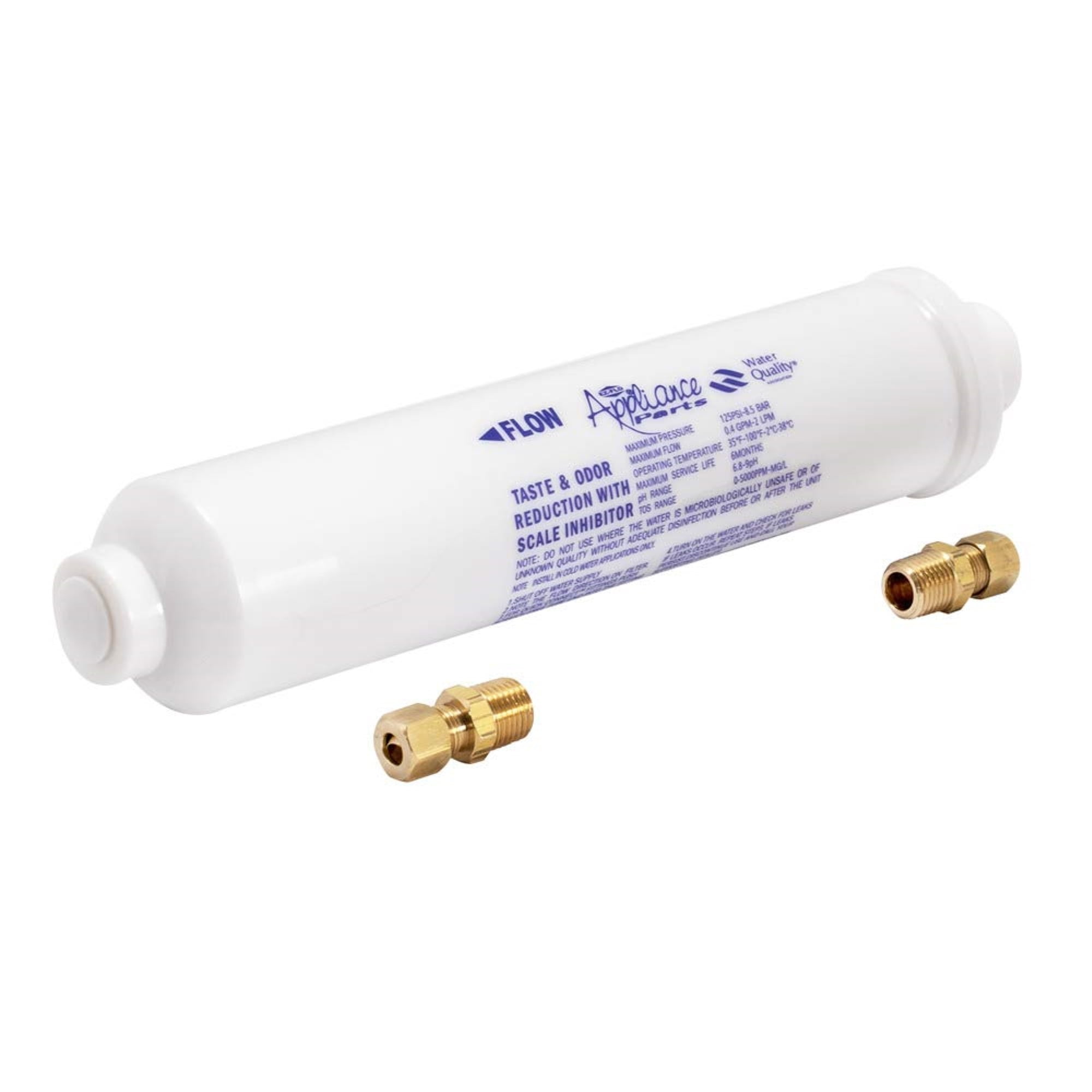 Eastman EZ-FLO In Line Water Filter for Icemaker and Refrigerator ...