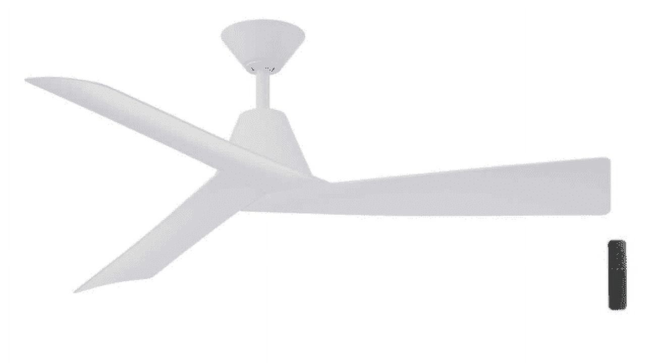 Easton 52 in. Indoor/Outdoor Matte White Ceiling Fan with Remote ...