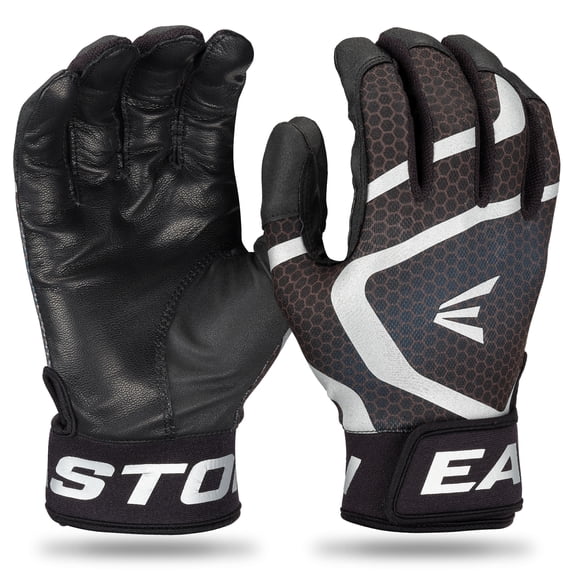 Easton, Adult MAV GT Baseball Batting Gloves, S-XL, Durable Leather ...