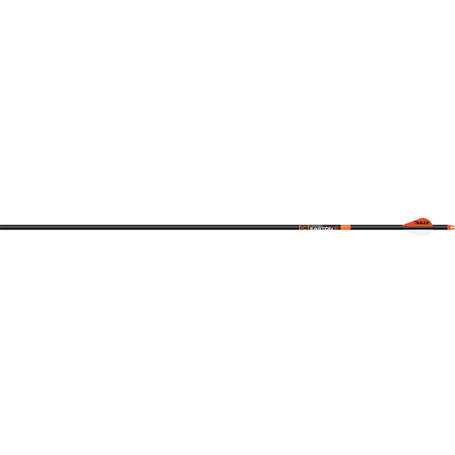 Easton Archery Bowhunter 6.5mm Size 400 Carbon Arrows 2" Bully Vanes ...