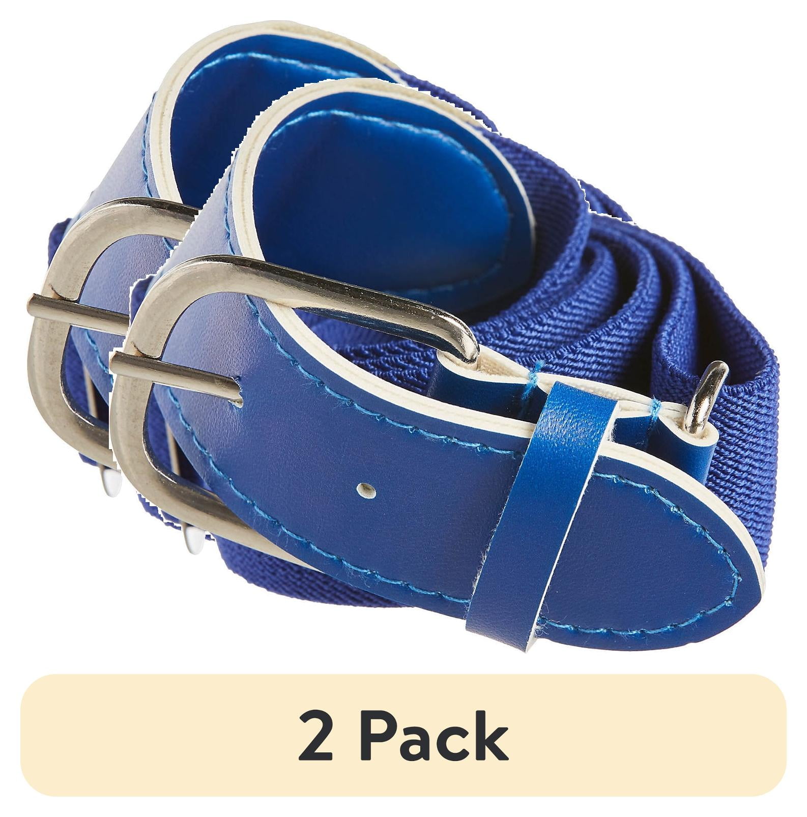 (2 pack) Easton Baseball Belt, Blue, Youth Size - Walmart.com