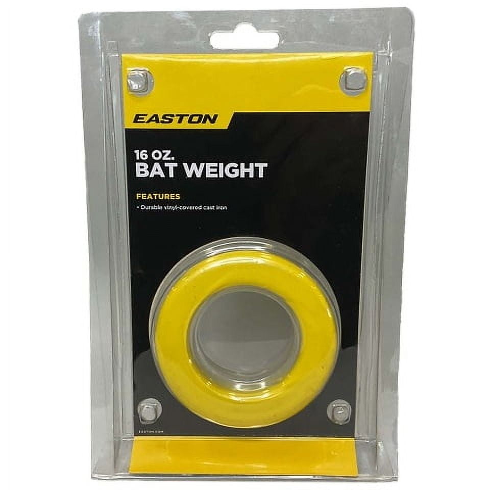 Easton Baseball / Softball Bat Weight Donut | 16 oz. | Yellow - Walmart.com
