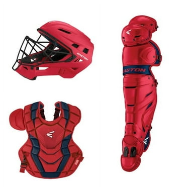Easton Elite X Baseball Catchers Box Set, Intermediate, Navy/Blue ...