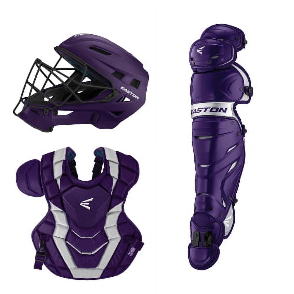 Easton Elite X Baseball Catchers Box Set, Youth, Purple - Walmart.com