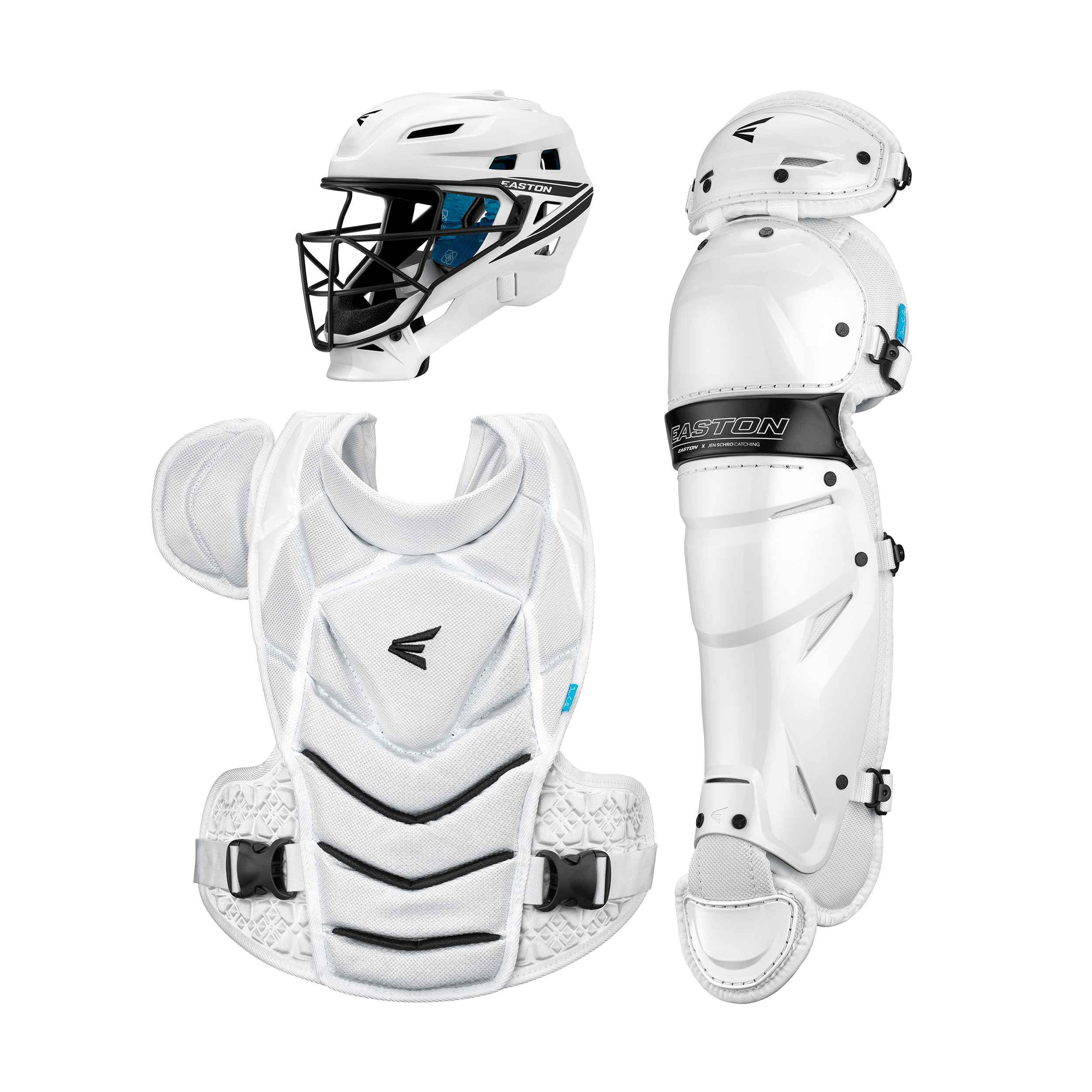 Easton Jen Schro The Very Best Fastpitch Catcher's Box Set (M) | White ...