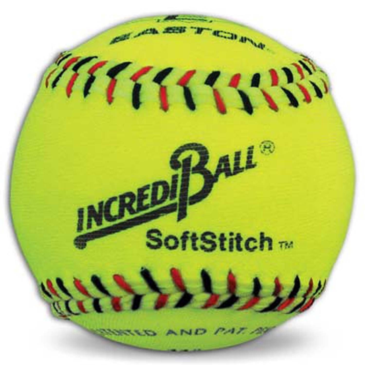 Easton Softstitch 12" Neon Stitch Softball - Walmart.com