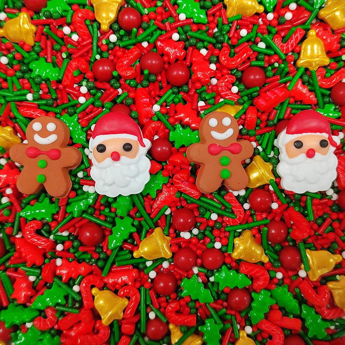 Eastron Christmas Themed Sprinkles, GGA1 Christmas Sprinkles for Edible ...