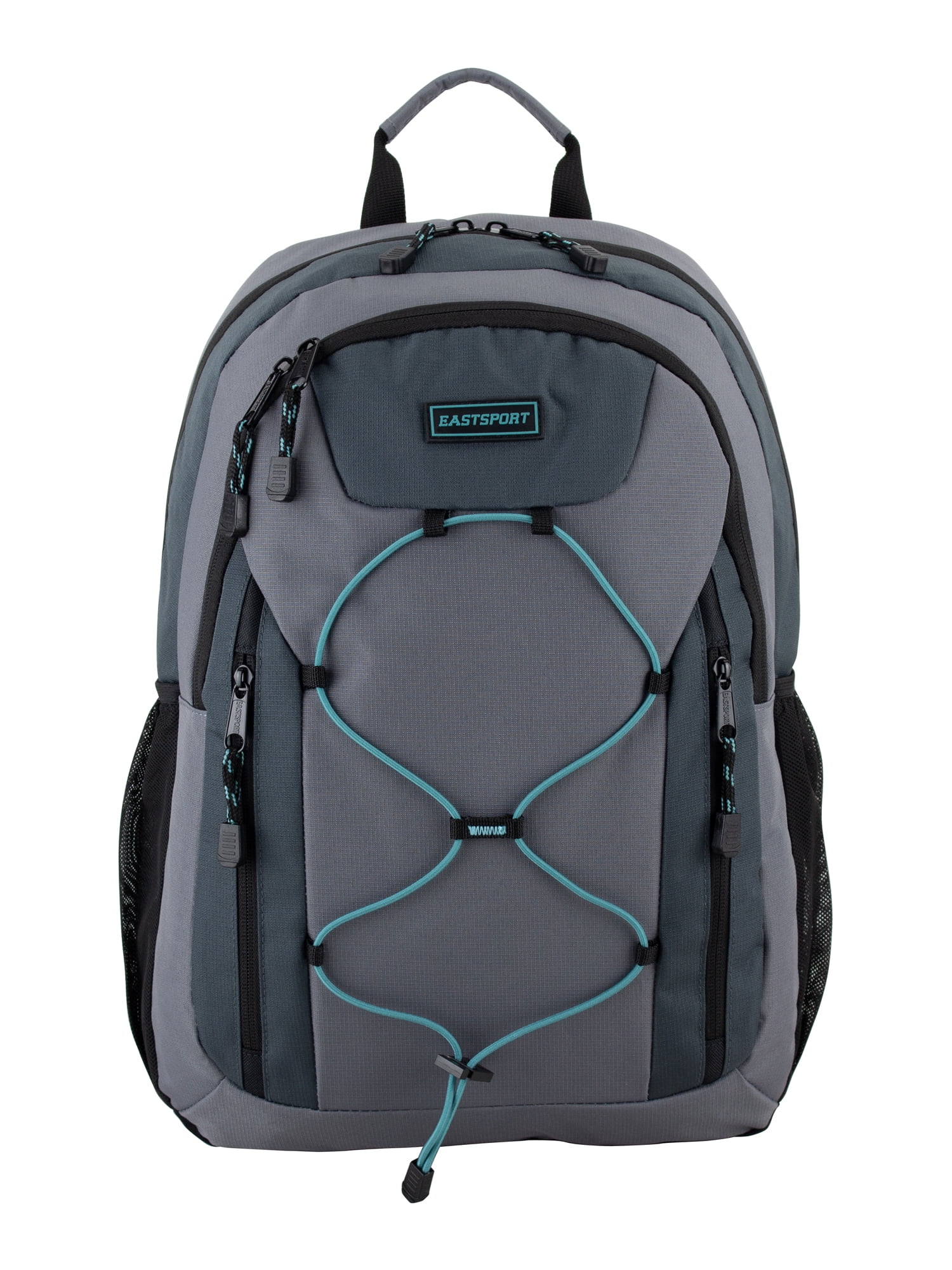 Eastsport Unisex Axis Sport 18.5" Bungee Backpack, Grey Flannel ...