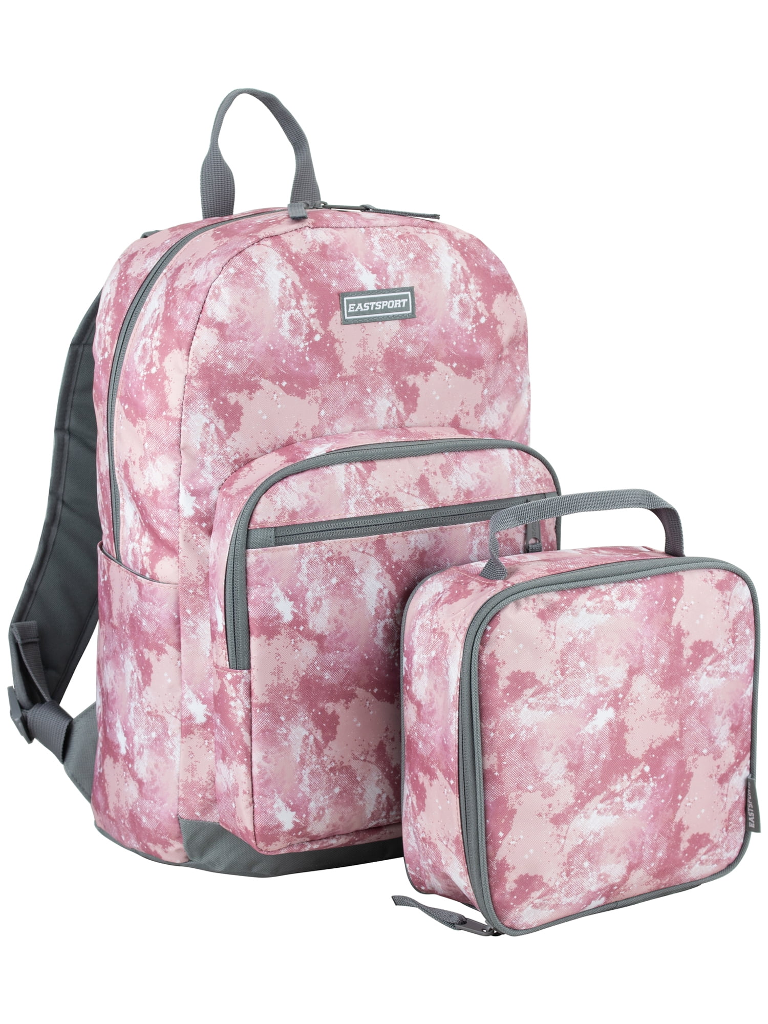 Eastsport Backpack w/ Lunch Combo, Pink Galaxy - Walmart.com