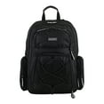 Eastsport Bungee Expandable Unisex Recycled Backpack Black - Walmart.com