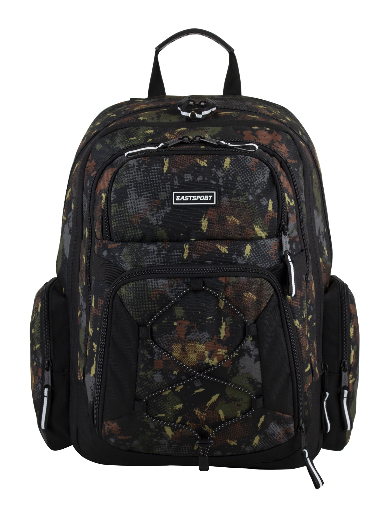 Eastsport Bungee Expandable Recycled Backpack Camo - Walmart.com