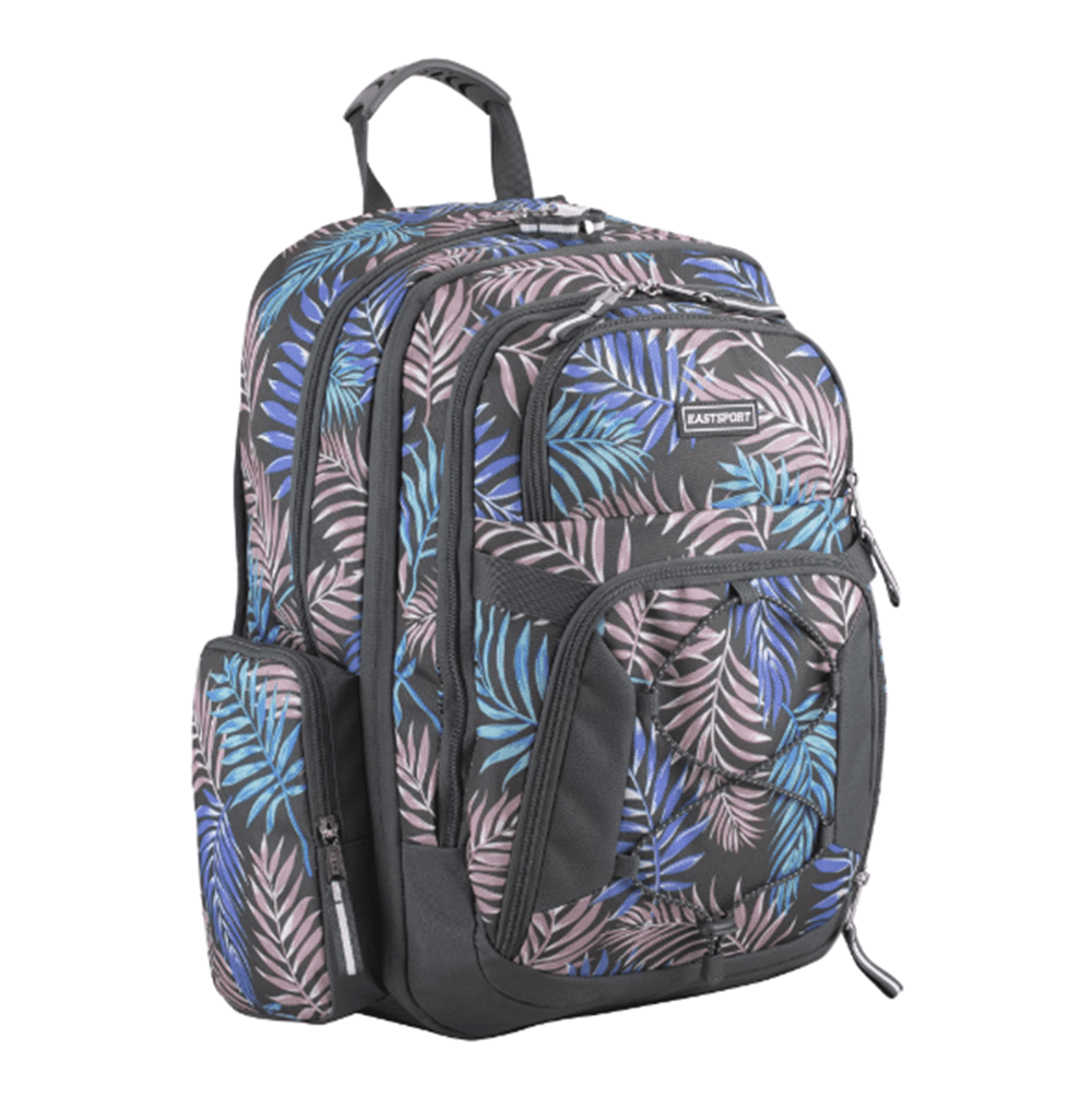 Eastsport Bungee Expandable Unisex Recycled Backpack Palm - Walmart.com