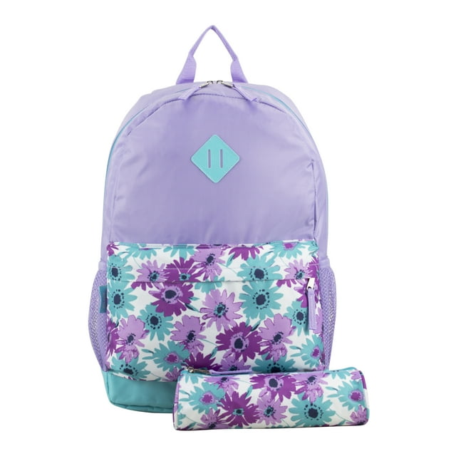 Eastsport Classic Dome Backpack with Matching Pencil Case, Lavender ...