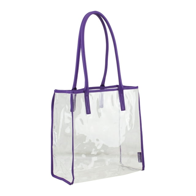 Eastsport Clear All-Purpose Security Tote - Purple - Walmart.com
