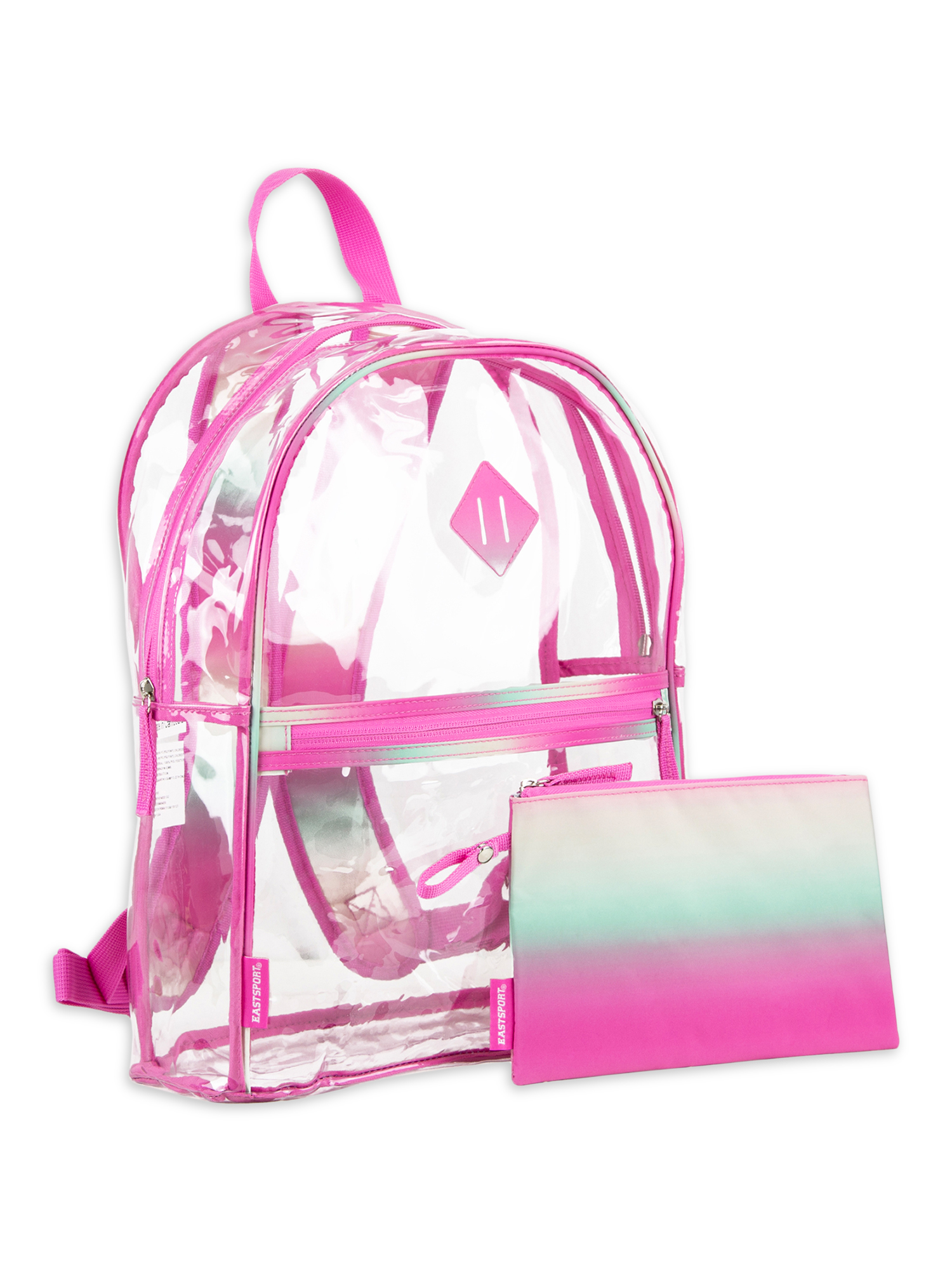 Eastsport Clear Top Loader Backpack, Purple - Walmart.com