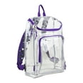 Eastsport Clear Top Loader Backpack, Purple - Walmart.com