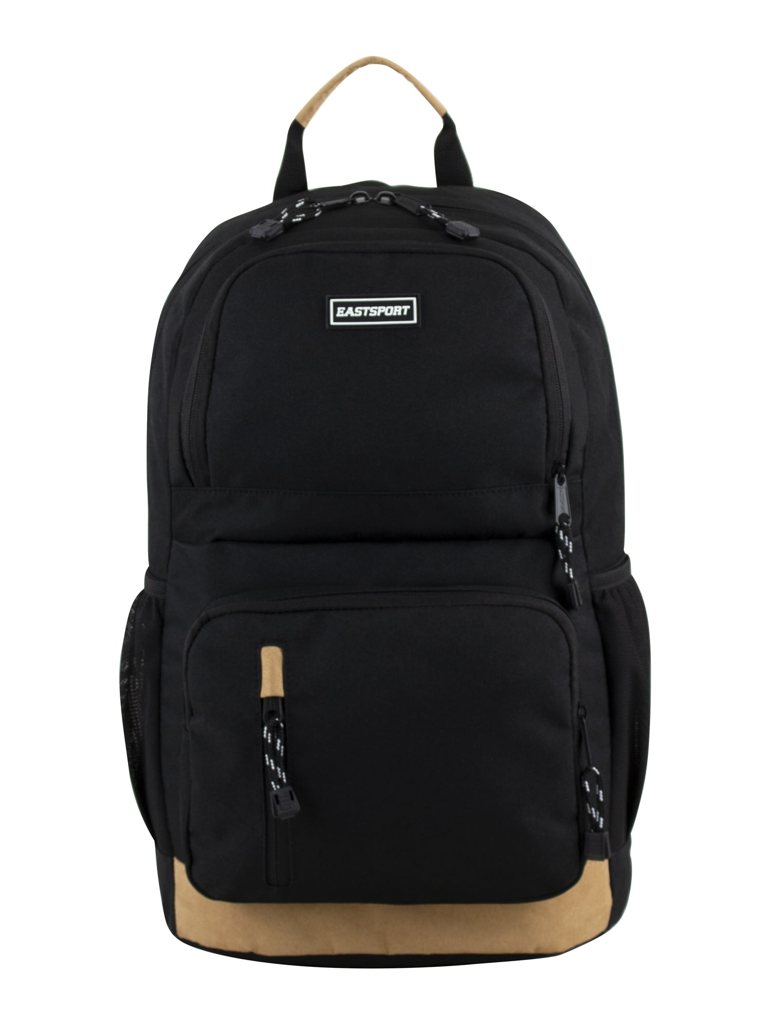 Eastsport Unisex Core Scholastic Black Book Bag, 19" Laptop Backpack ...