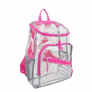 Eastsport Unisex Transparent Durable Backpack Pink Marble Dots for ...