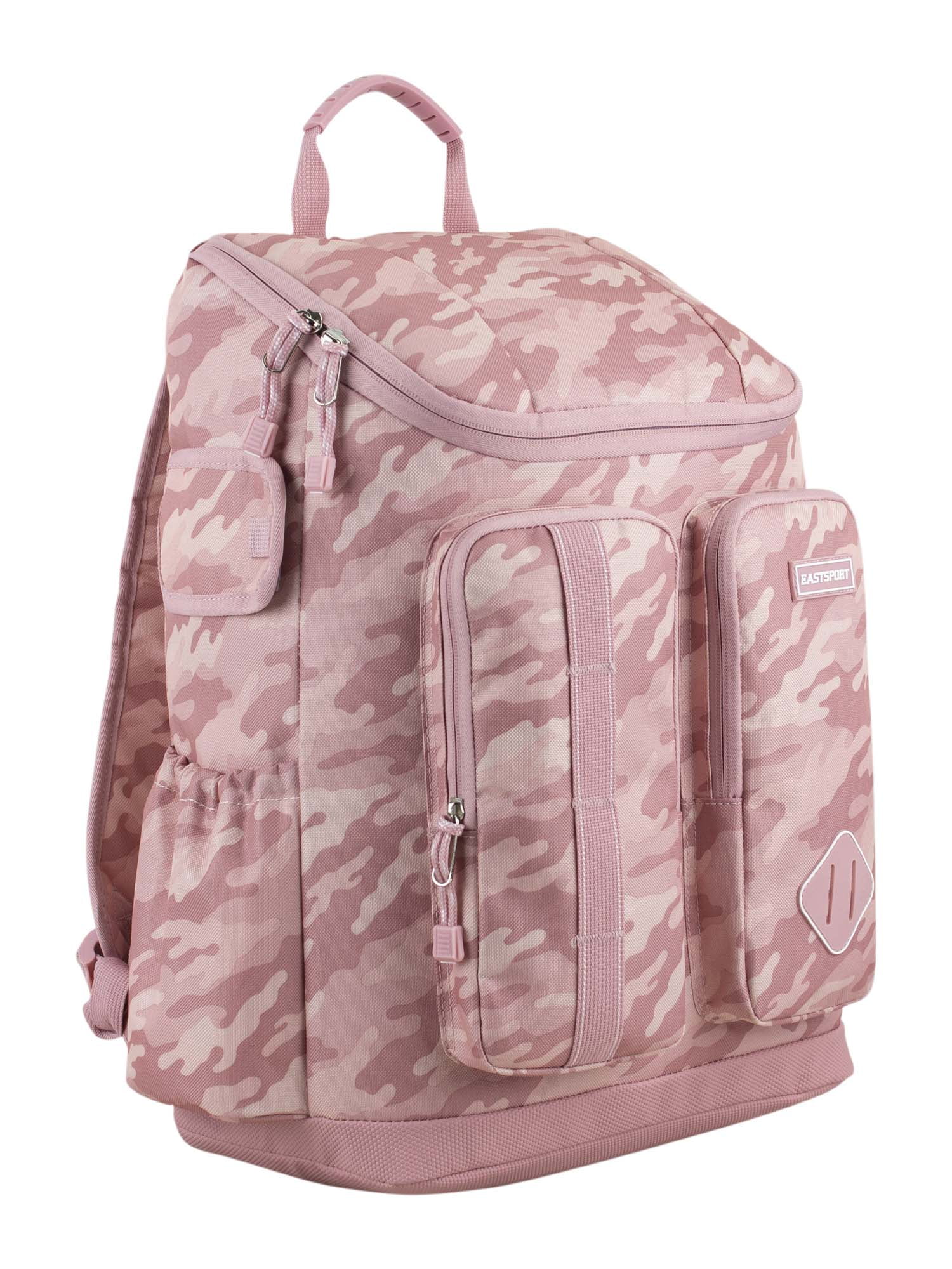 Eastsport Girls Geo Backpack Pink Camo - School, Organized, Secure ...