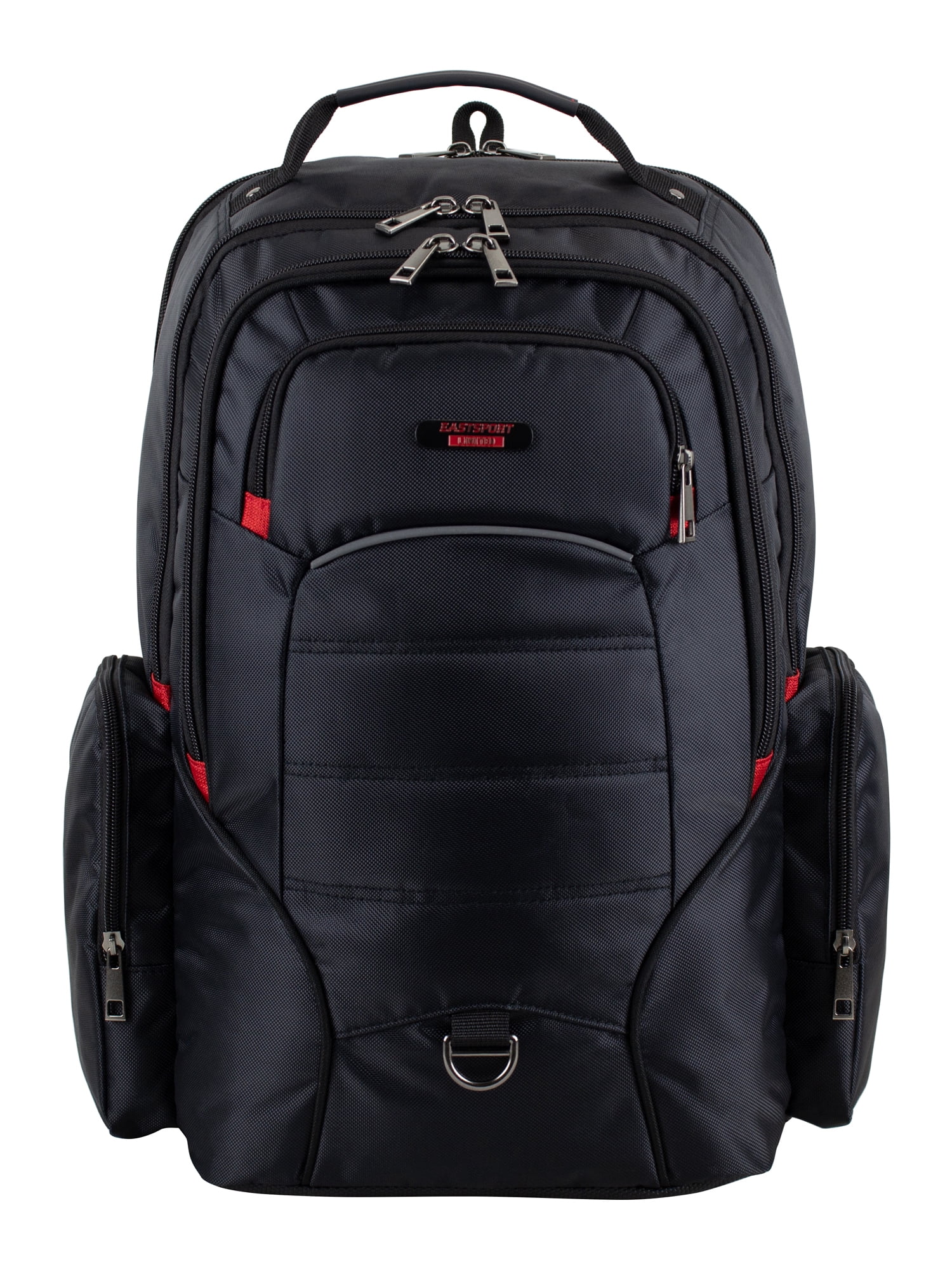 Eastsport Unisex Limited Magnus Tech Backpack, Black with Red - Walmart.com