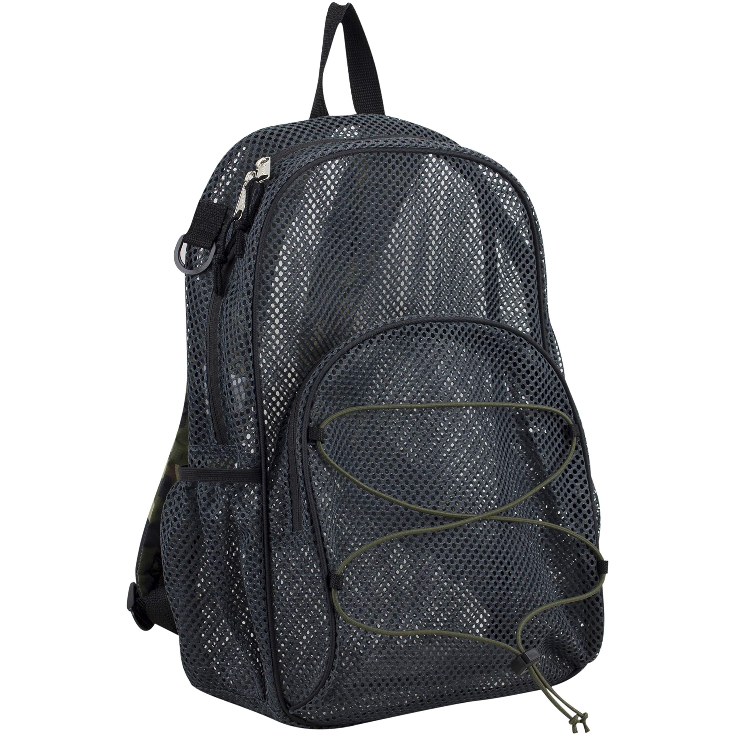 Eastsport Mesh Beach Backpack Lightweight Bungee See Through for Travel ...