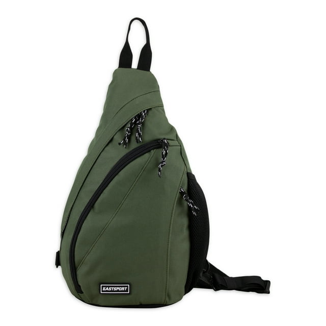 Eastsport Protection Ergo Sling Backpack - Army Green - Walmart.com