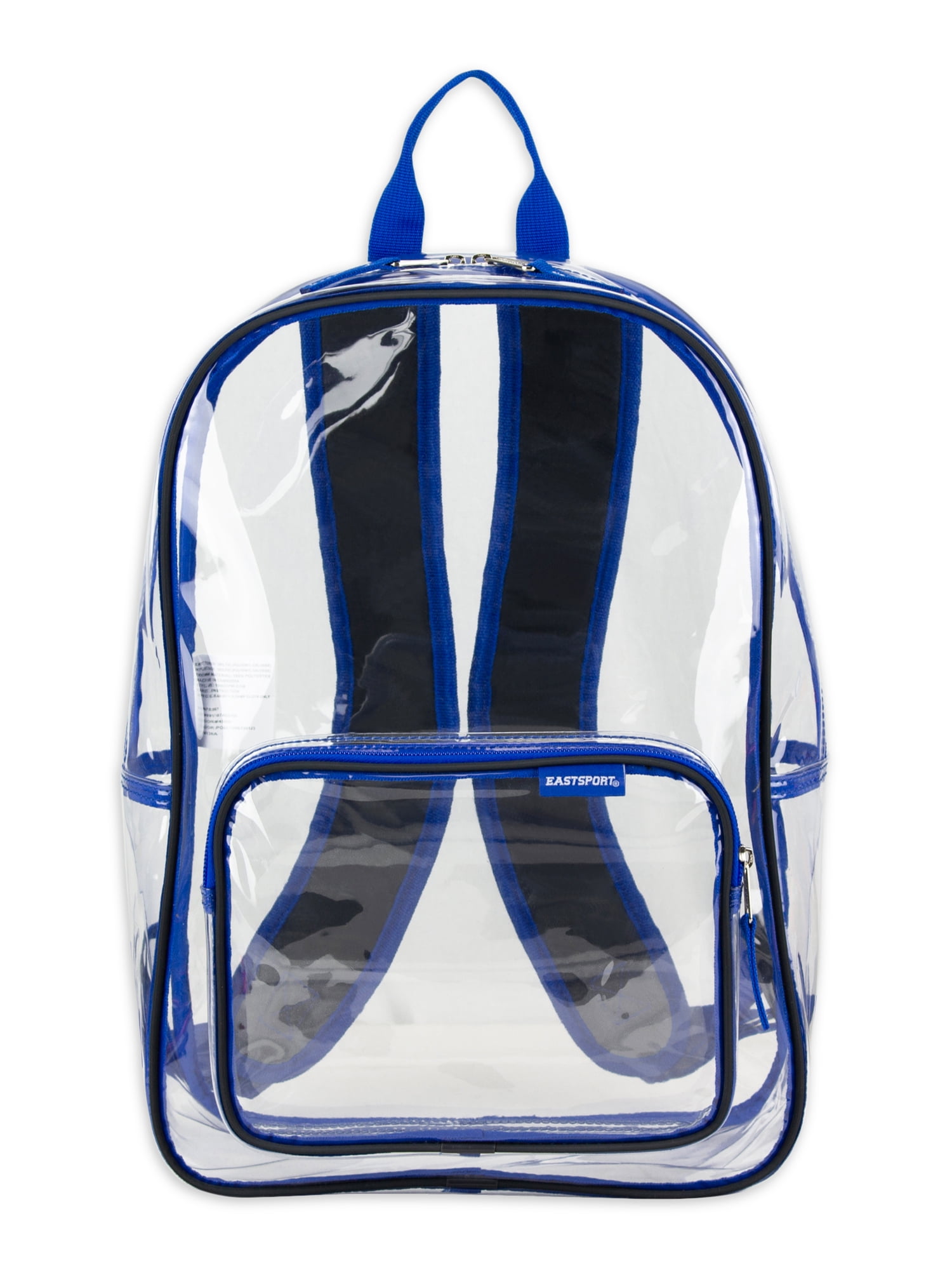 Eastsport Spark Clear Unisex Backpack, Cobalt Blue/Graphite - Walmart.com