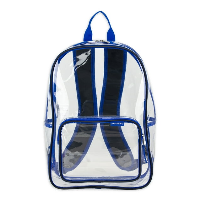 Eastsport Spark Clear Unisex Backpack, Cobalt Blue/Graphite - Walmart.com