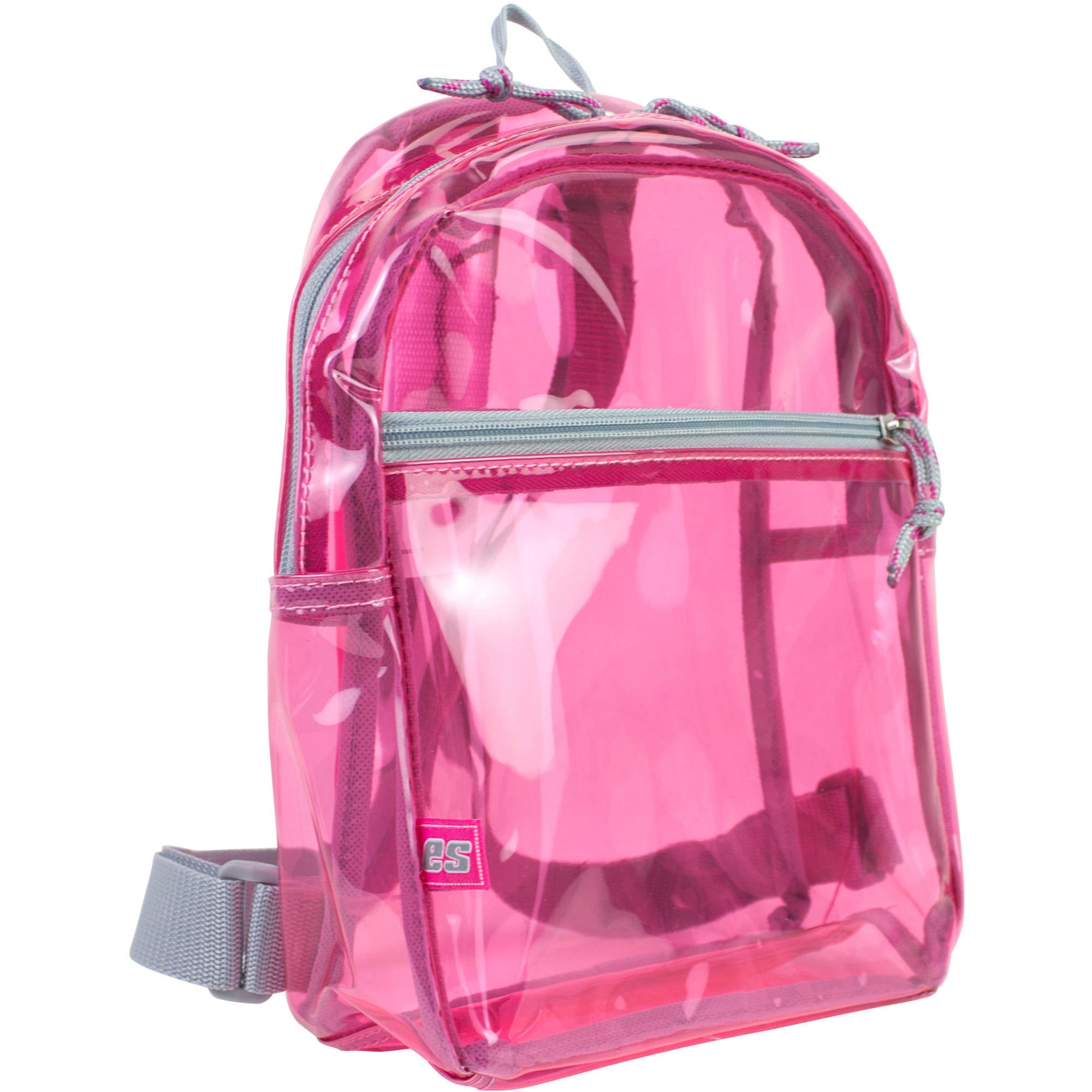 Eastsport Unisex Clear PVC Mini Backpack, Pink - Walmart.com