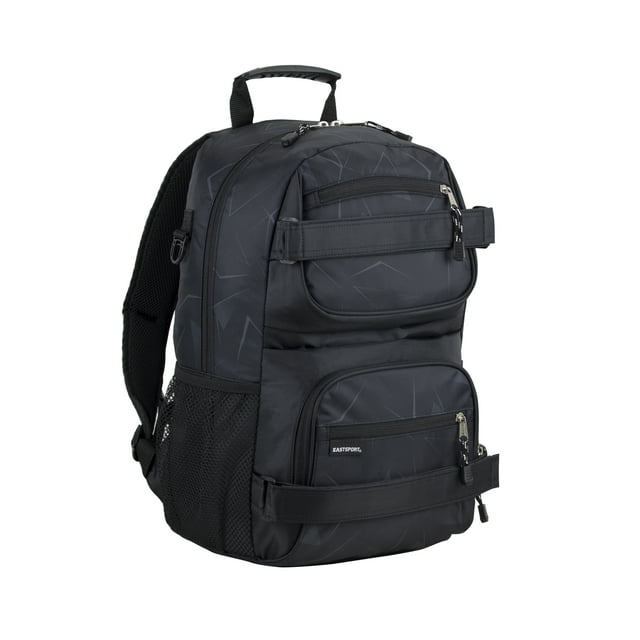 Eastsport Unisex Dual Strap Skater Backpack, Black Geo - Walmart.com
