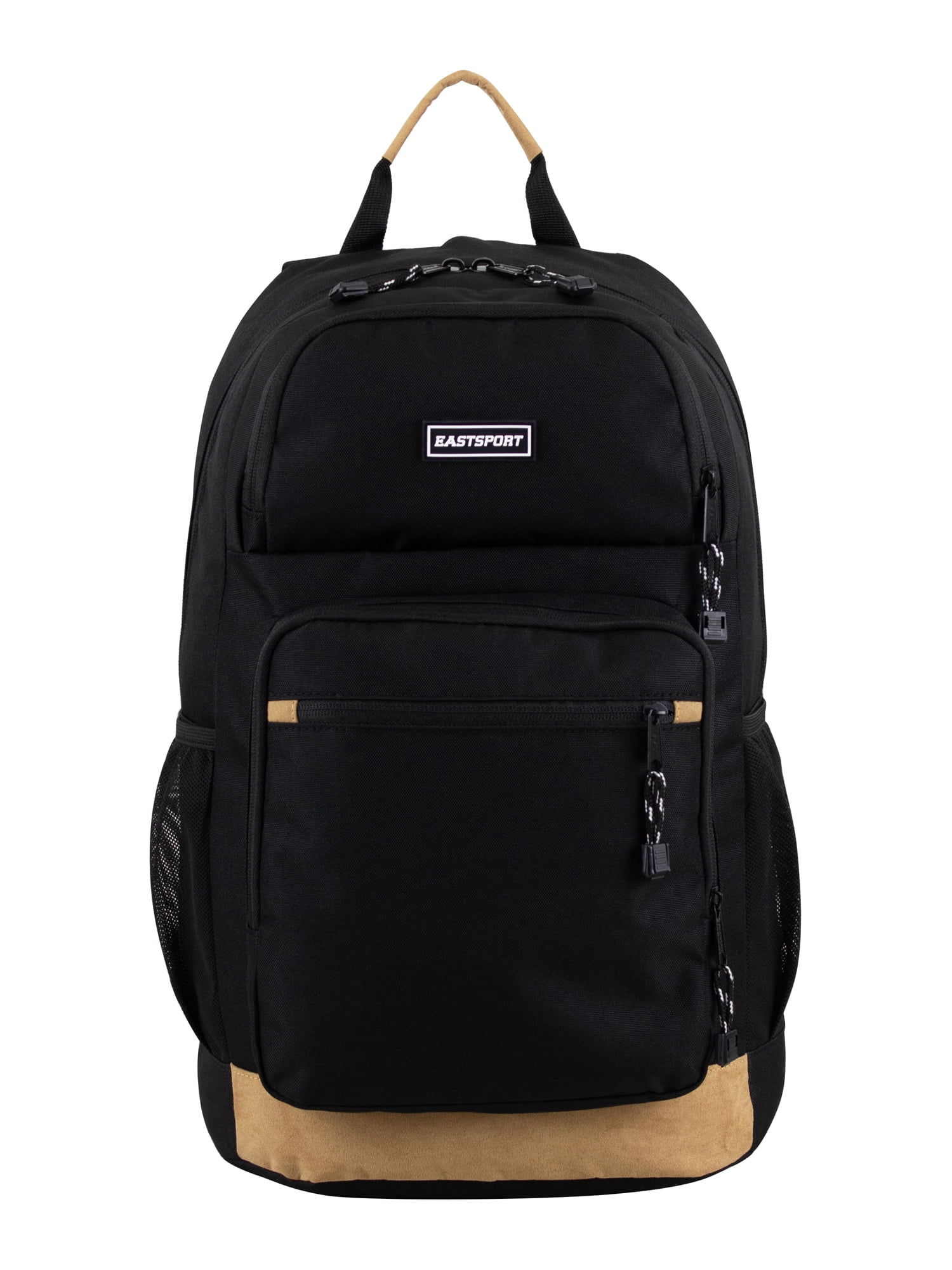 Eastsport Unisex Essential Backpack, Black/Suede - Walmart.com