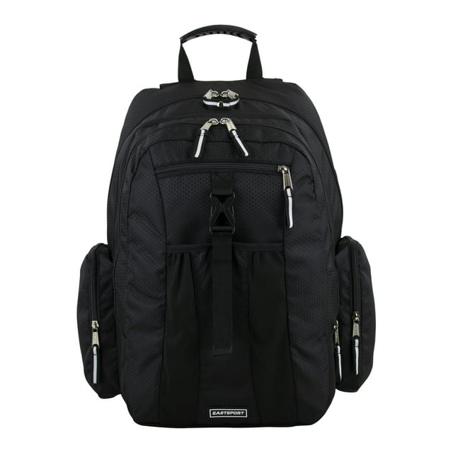 Eastsport Unisex Premier Expandable Recycled Backpack, Black - Walmart.com