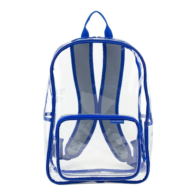 Eastsport Unisex Spark Clear 16" Backpack, Cobalt/Grey - Walmart ...