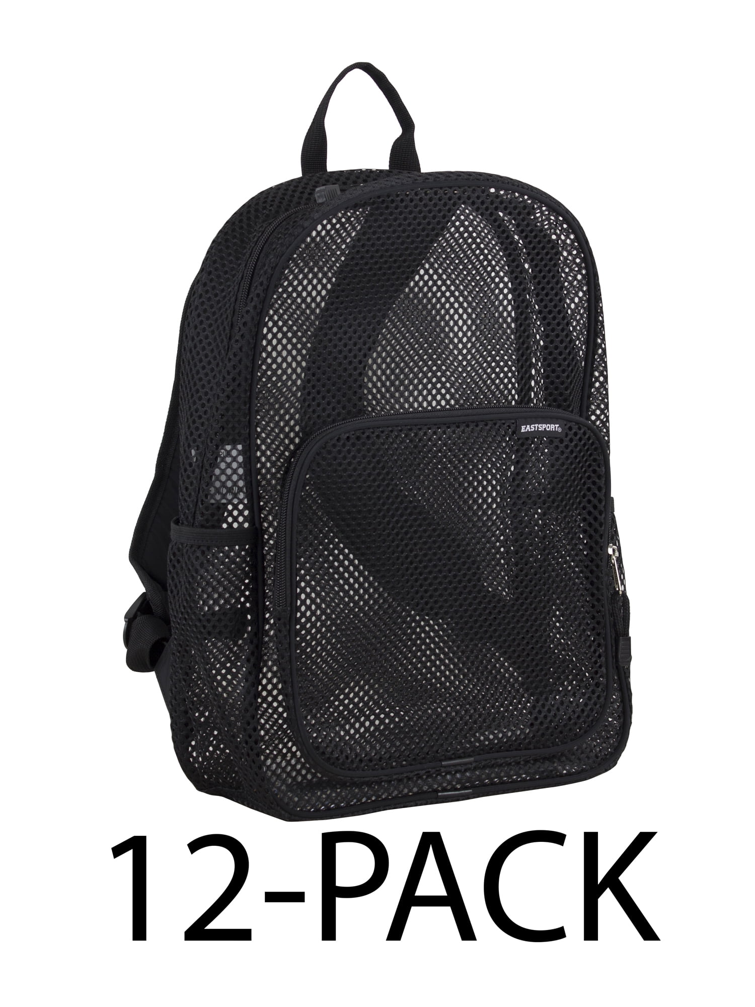 Eastsport Unisex Spirit Mesh Backpack, Black (12-Pack) - Walmart.com