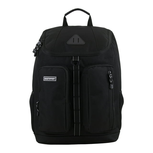 Eastsport Unisex Theo Top Loader Backpack, Black - Walmart.com