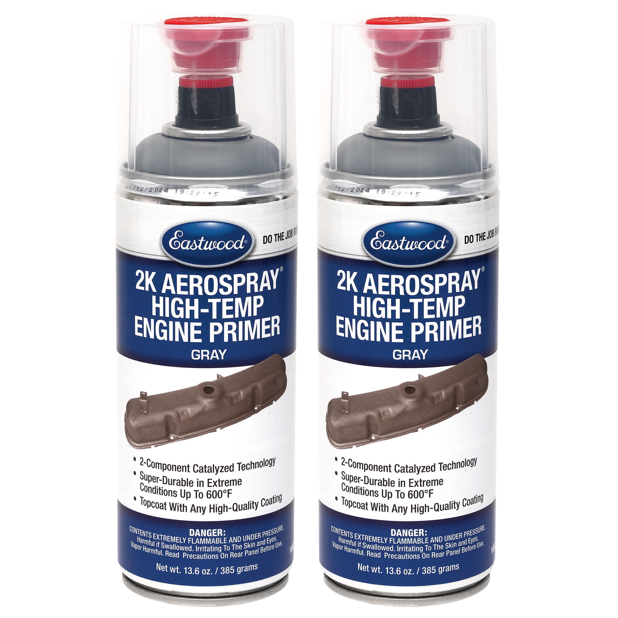 Eastwood 2K Aerospray High Temperature Engine Gray Primer 12 oz ...