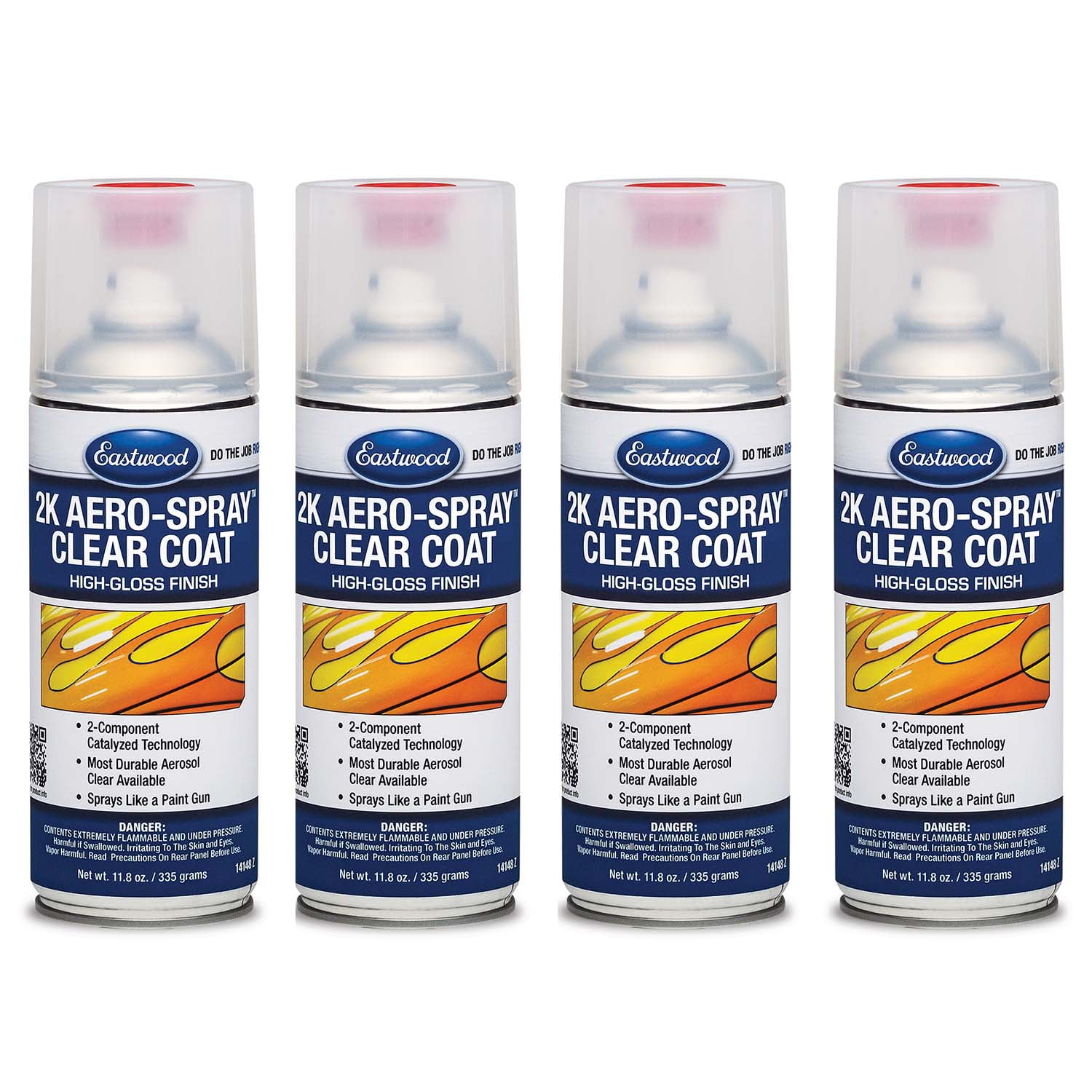 Eastwood 2k Aerosol Spray | Clear Coat Automotive Paint Aerosol Spray ...