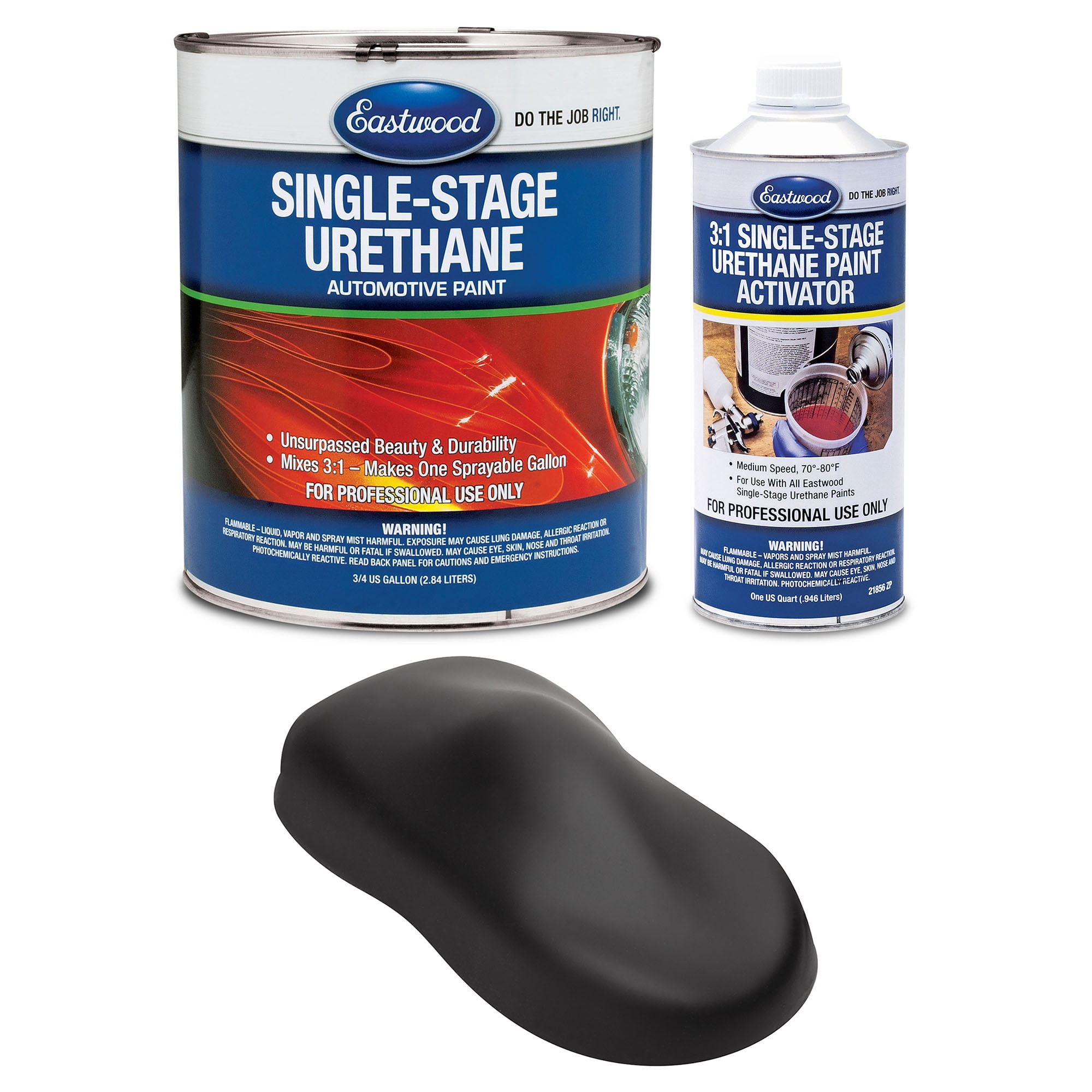 Eastwood 3:1 Dead Rat Flat Black Single Stage Urethane Automotive Spray ...