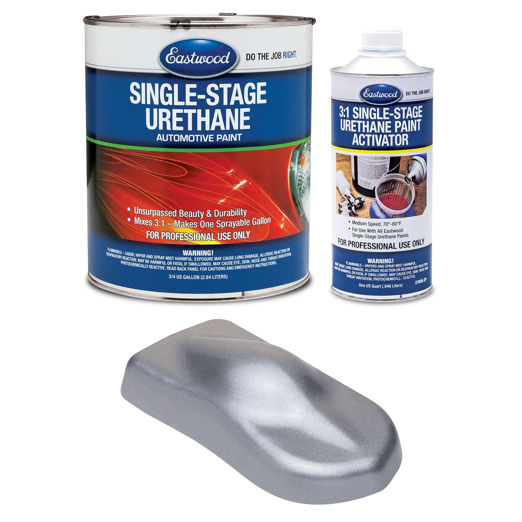 Eastwood 3:1 Disco Silver Metallic Single Stage Automotive Spray Paint ...